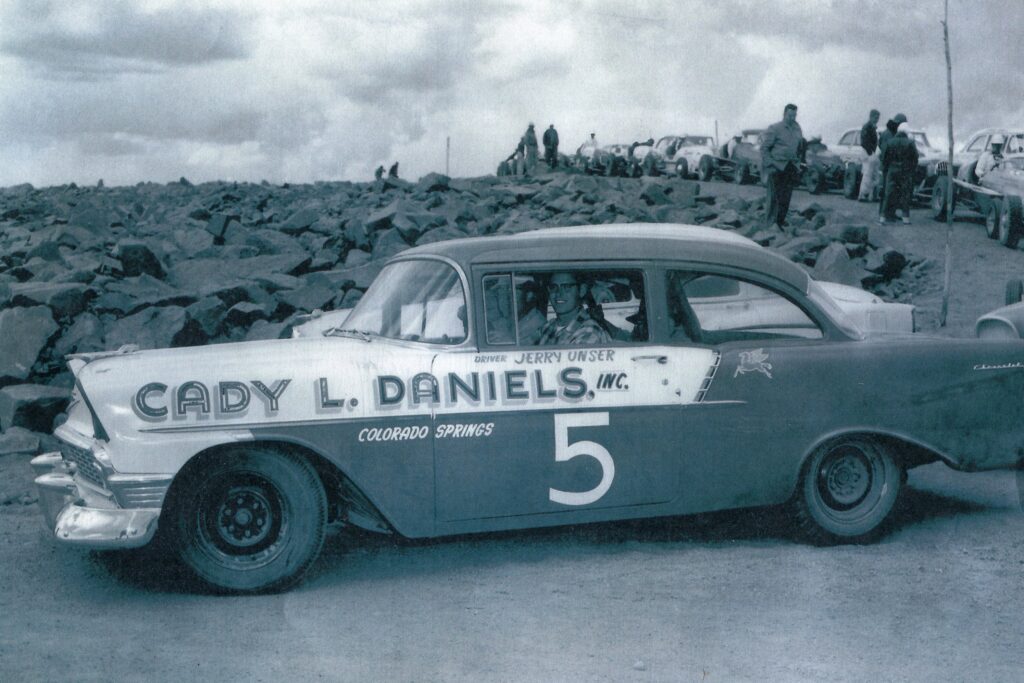 1956 - Jerry Unser Jr. Chevy - 1st Stock Car Winner Since 1934 16;08.0 ...