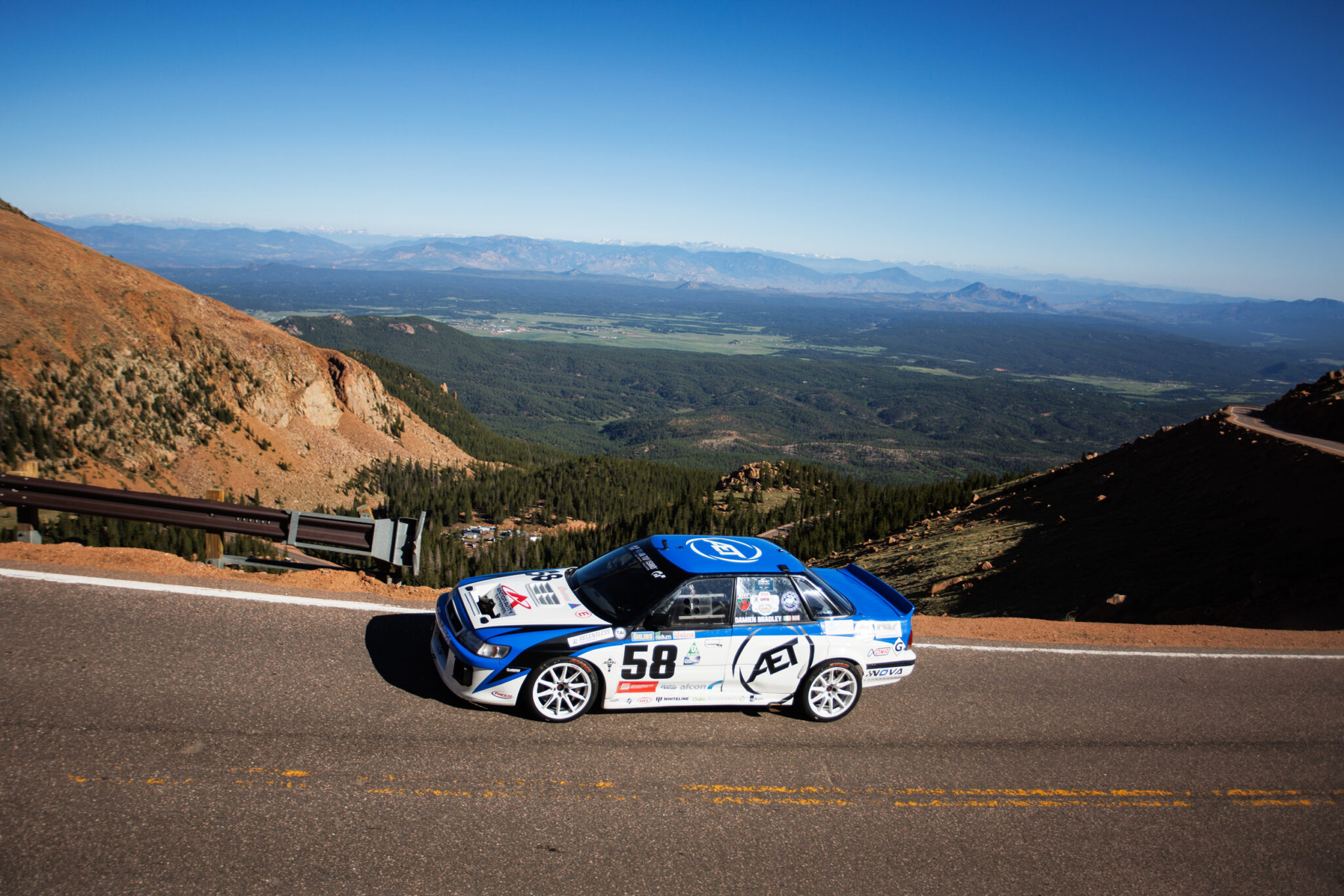Damien Bradley-1992 Subaru Legacy-2025 Pikes Peak Hill Climb-pikespeak ...