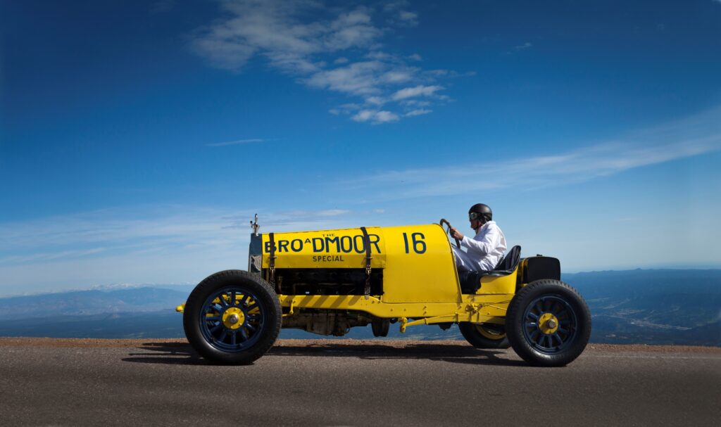 John Davis Yellow Devil Photo - Pikes Peak International Hill Climb